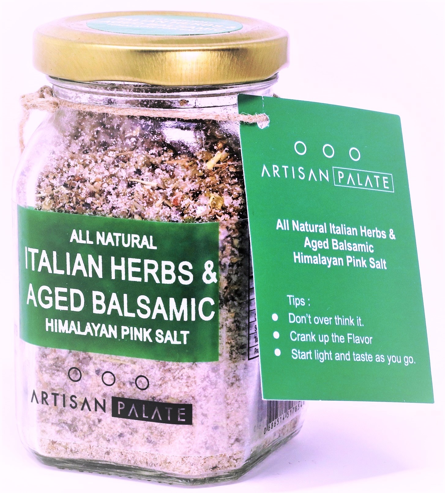 All Natural Italian Herbs, Aged Balsamic Himalayan Pink Salt 150 grams ...