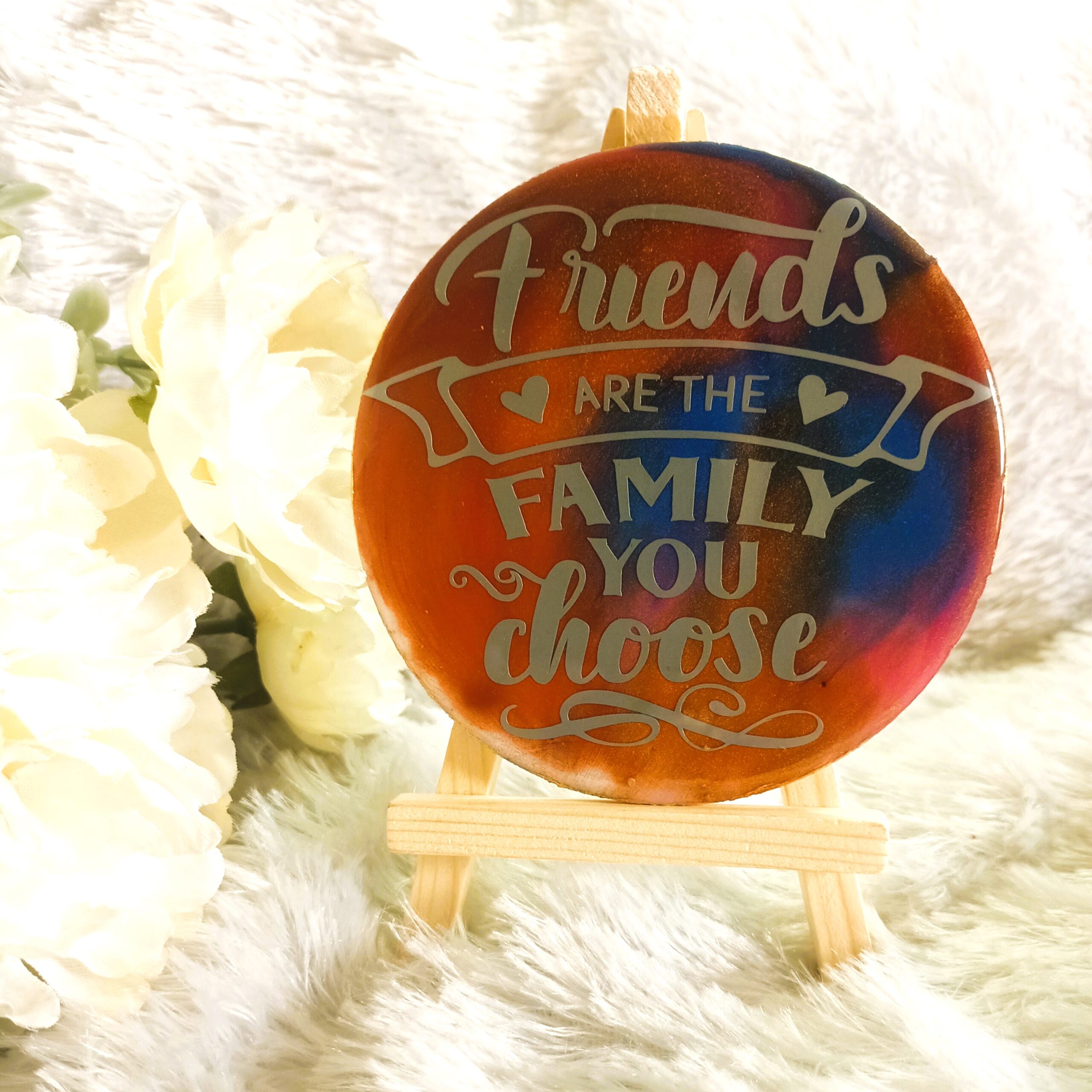 Quirky Quotes Resin Tile with Wooden Easel | Revolusis Instore